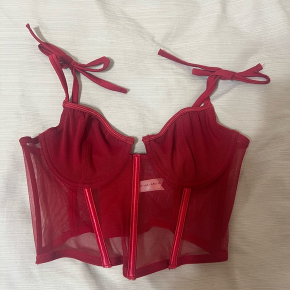 Urban Outfitters | Intimates & Sleepwear | Urban Outfitters Red Bra ...